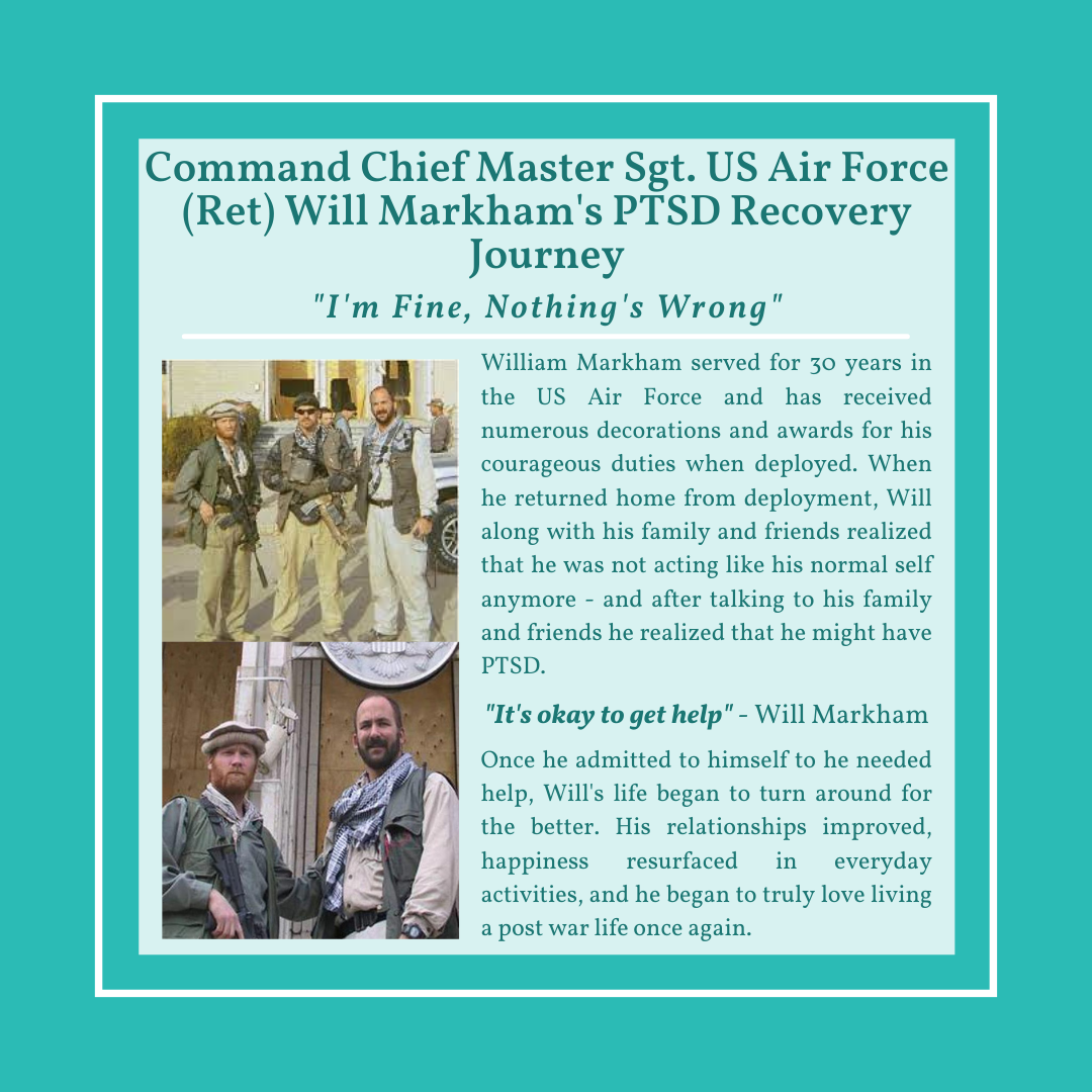 Command Chief Master Sgt. US Air Force (Ret) William Markham's PTSD ...